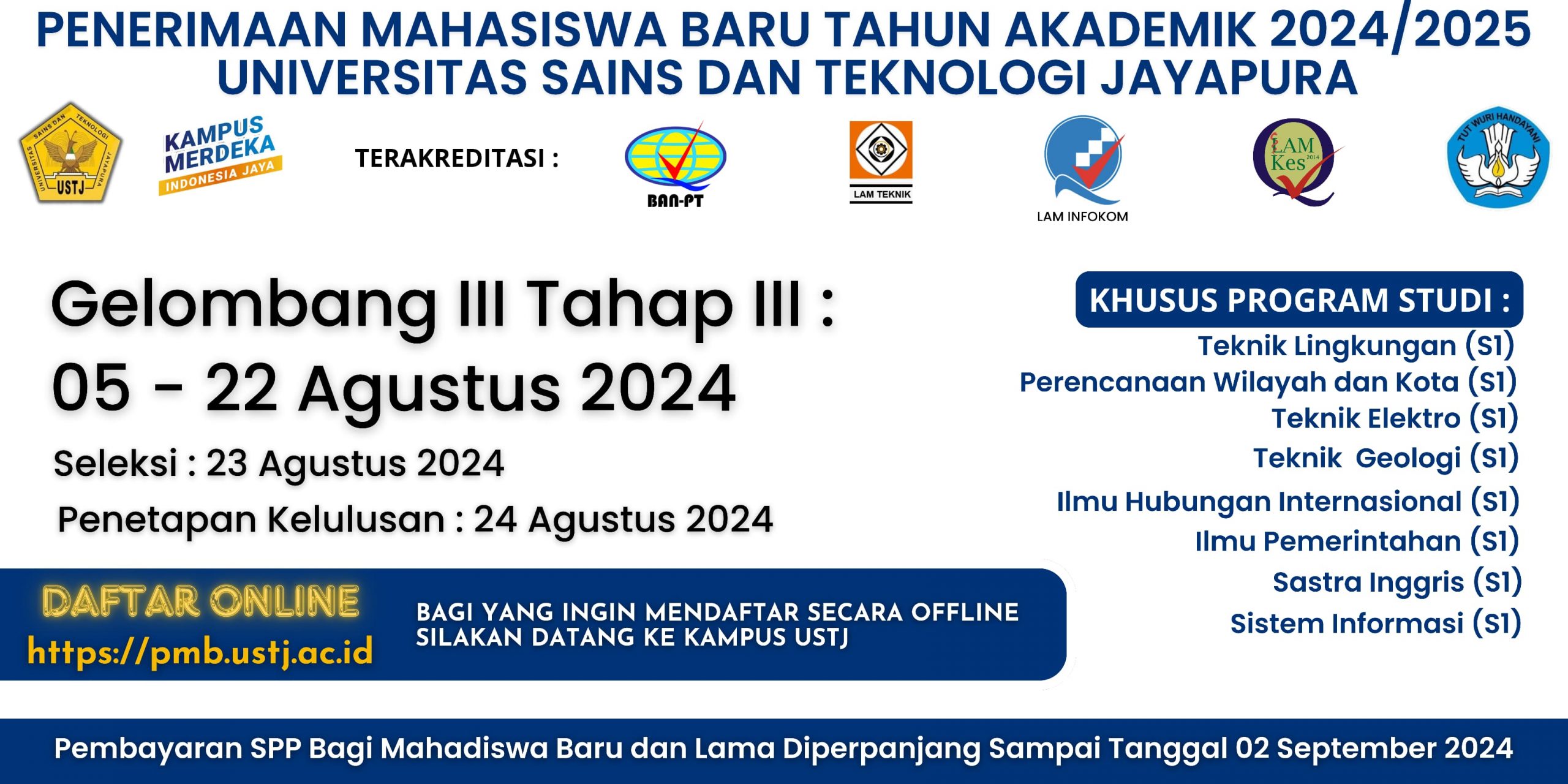 USTJ | Universitas Sains dan Teknologi Jayapura